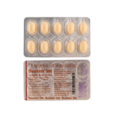 Susten 300 Soft Gelatin Capsule: Progesterone Supplement for Pregnancy ...